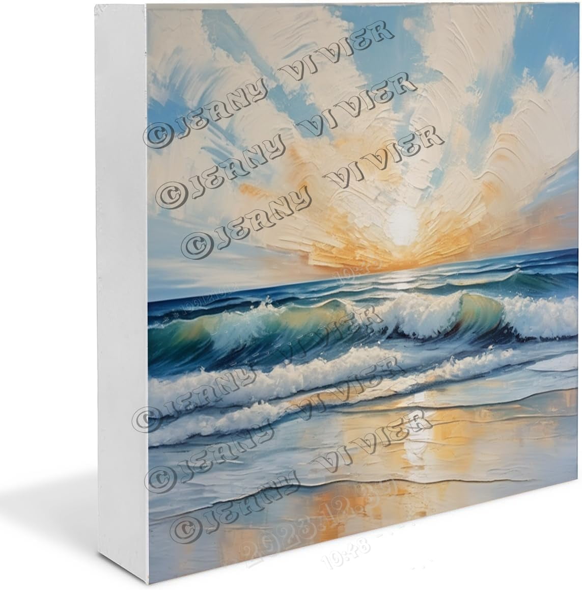 Sun Beach Sea Ocean Landscape Wooden Box Sign Gifts for Sisters Funny ...