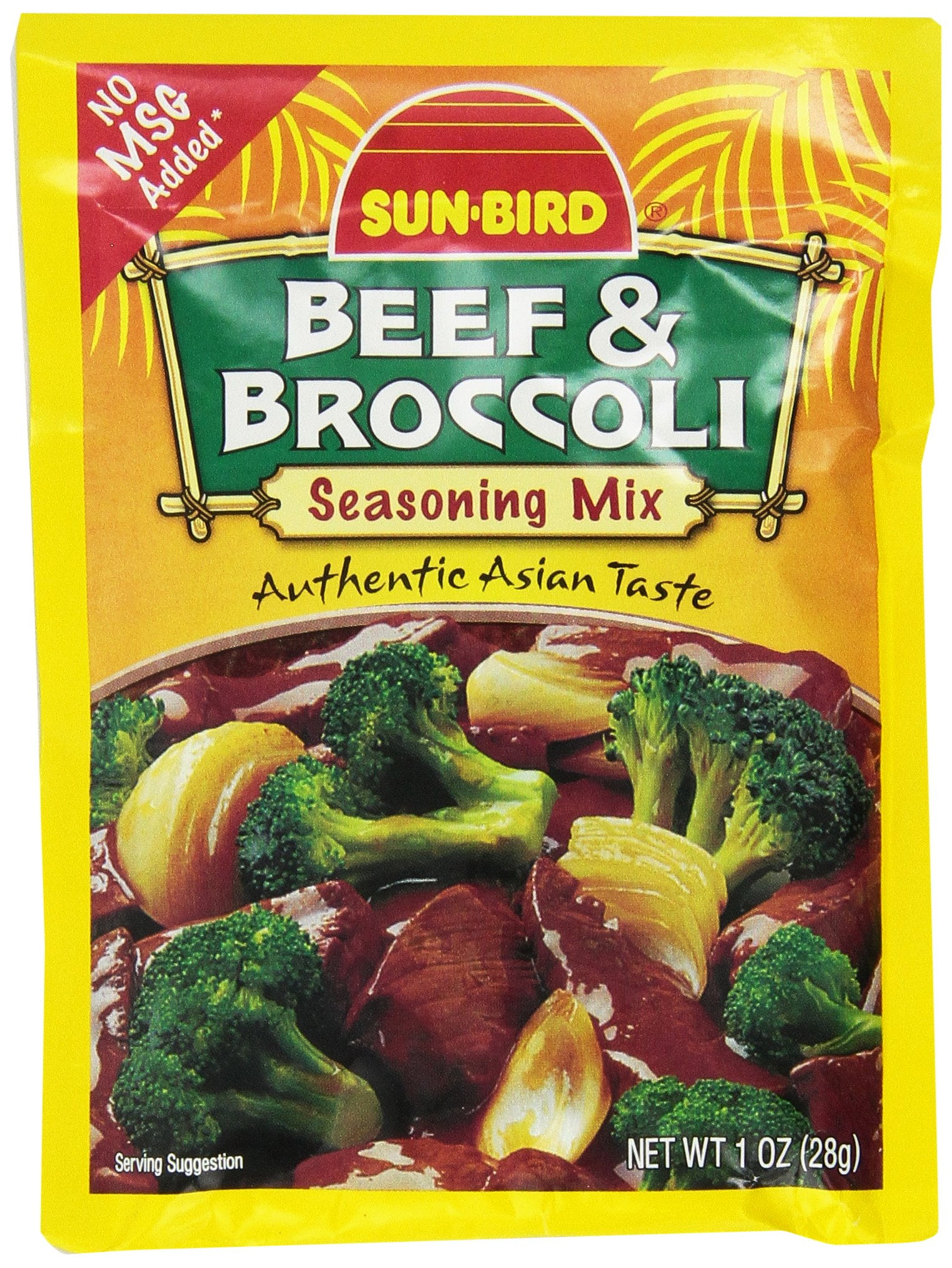 Sun-Bird BEEF & BROCCOLI MZF22 Asian Seasoning Mix 1oz (10-pack ...