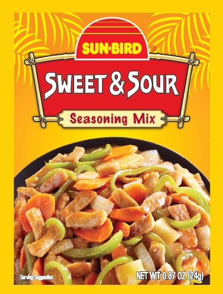 Sun-Bird Seasoning Mix, Sweet & Sour, 0.87 Oz - Walmart.com