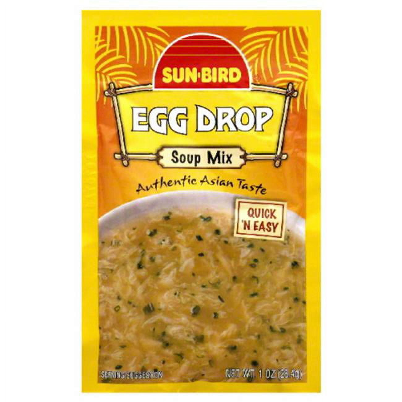 Sun-Bird, Soup Mix Egg Drop, 1 oz, Authentic Asian Taste - Walmart.com