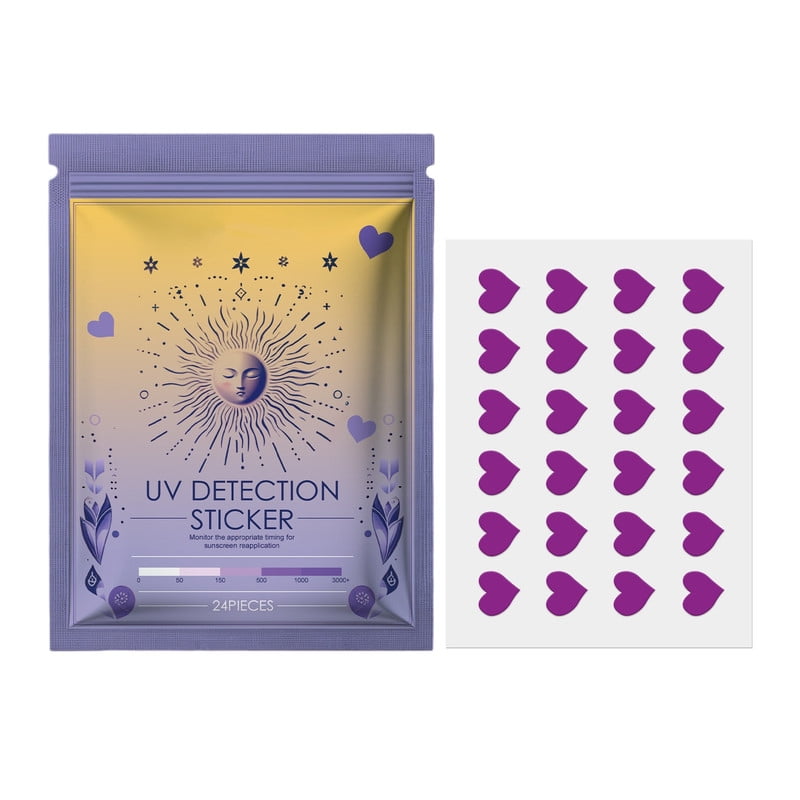 Sun Block Detection Patch，UV Sunscreen Patch Ultraviolet Light Exposure ...