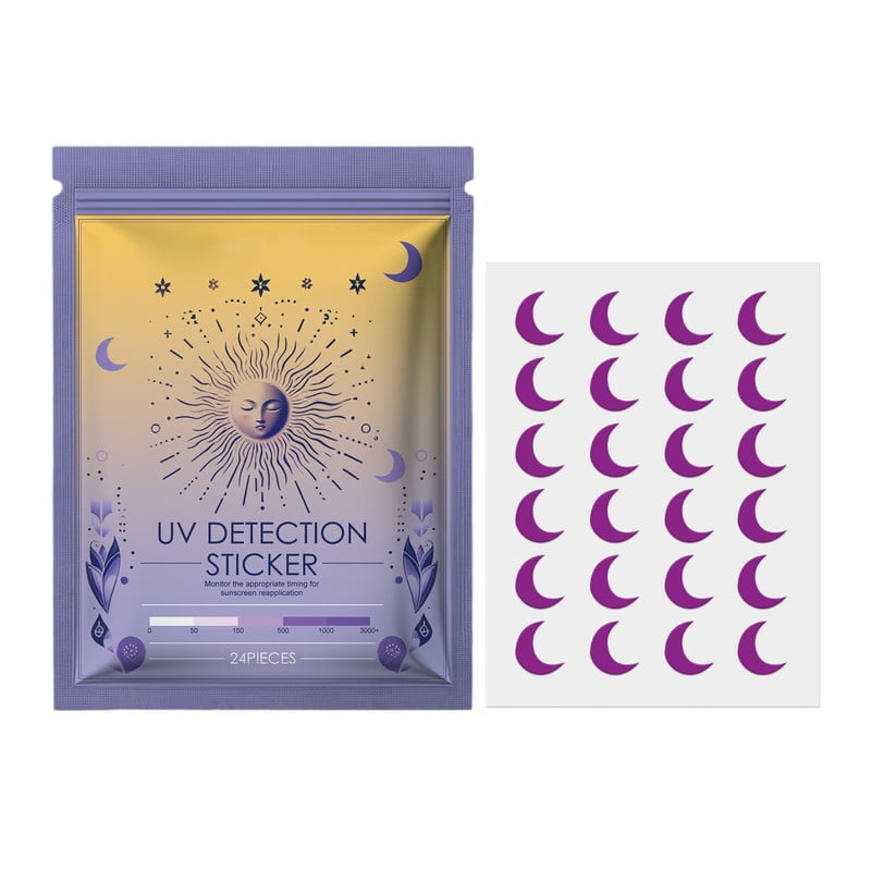 Sun Block Detection Patch，UV Sunscreen Patch Ultraviolet Light Exposure ...