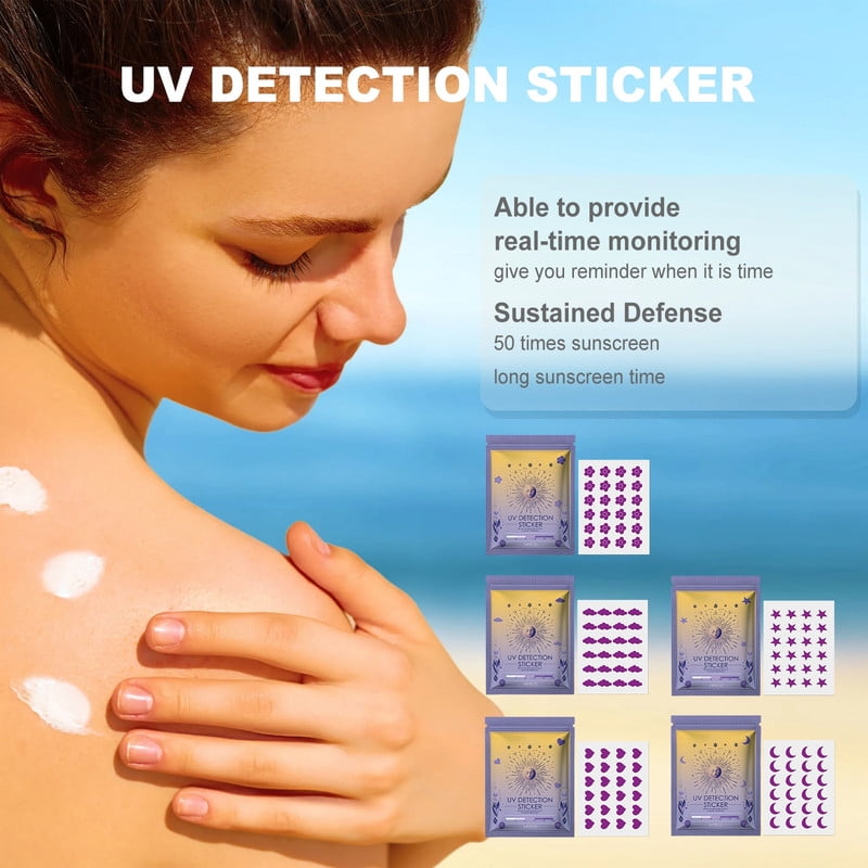 Sun Block Detection Patch，UV Sunscreen Patch Ultraviolet Light Exposure ...