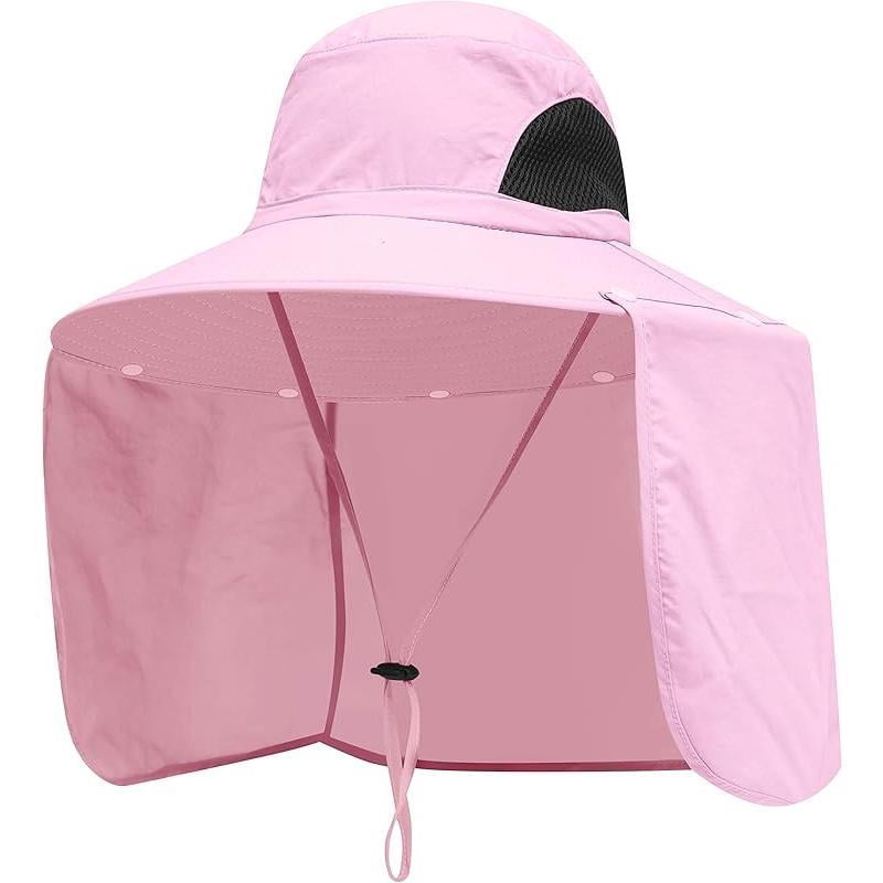 Sun Blocker Hats Outdoor Sun Protection Fishing Cap with Neck Flap ...