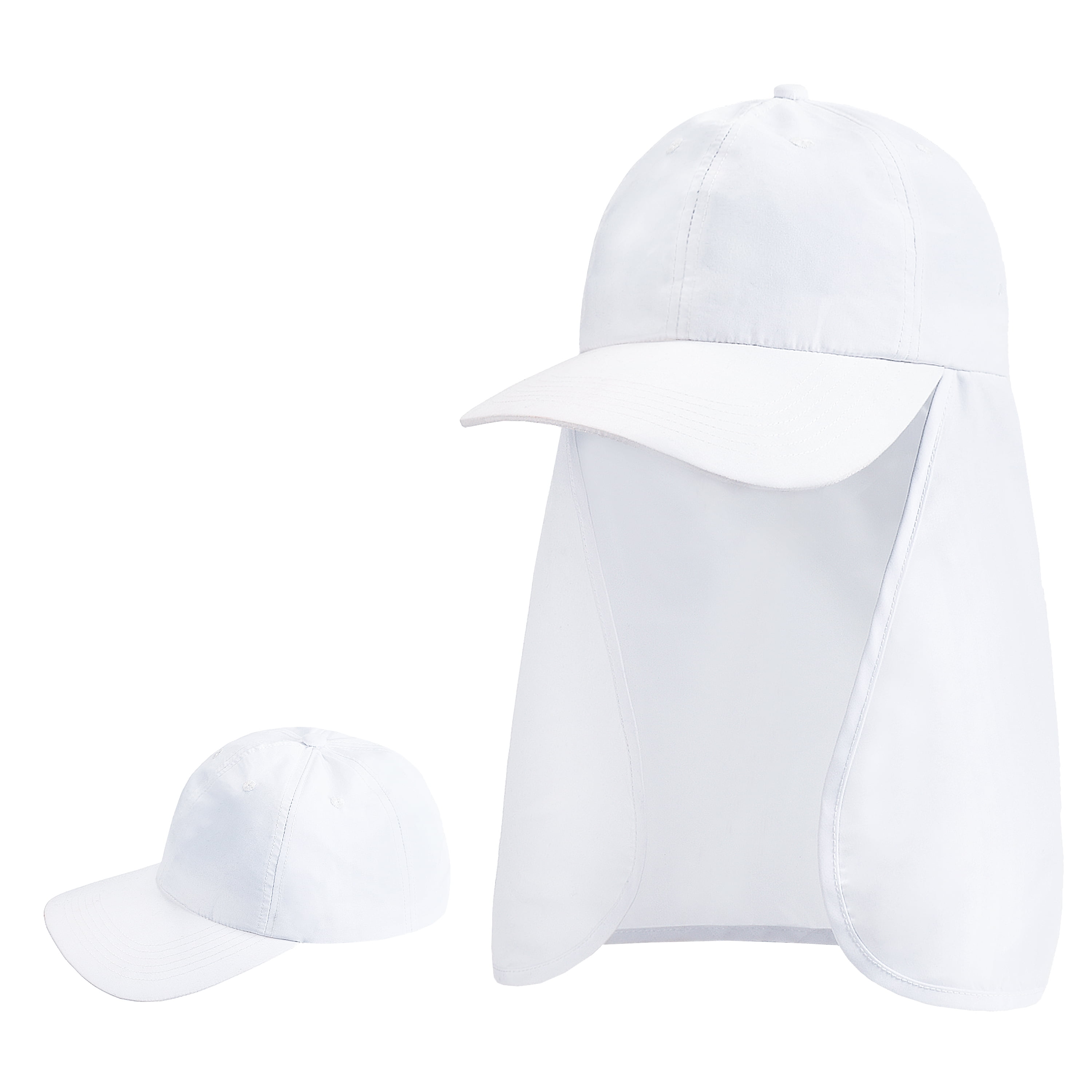Sun Blocker Unisex Sun Hat with Neck Flap Large Brim Packable Summer ...