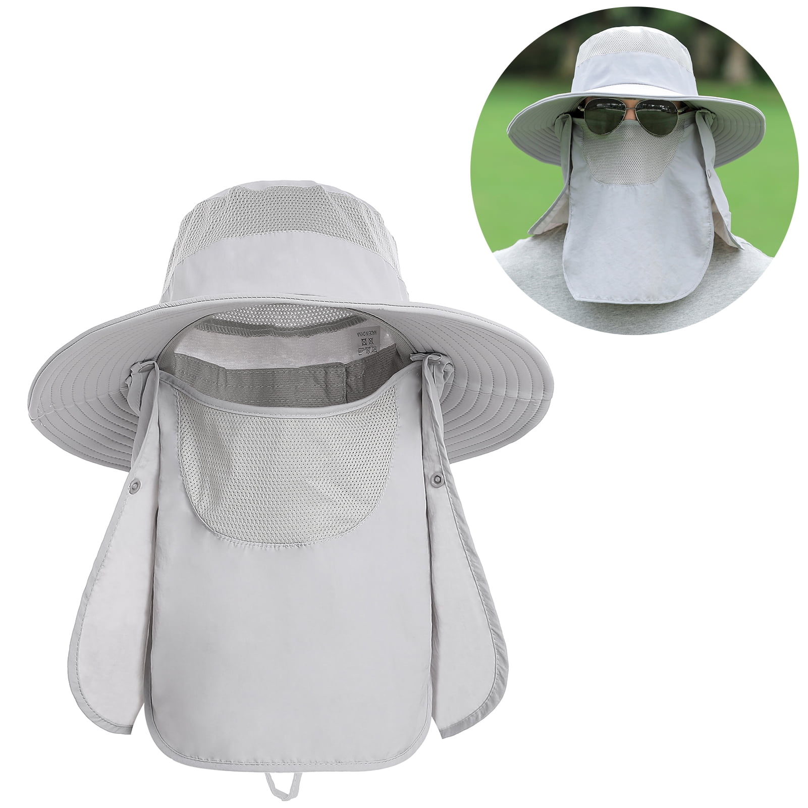 Sun ,Brim Sun With Women Men Women Neck Flap And Wide Brim Sun With ...