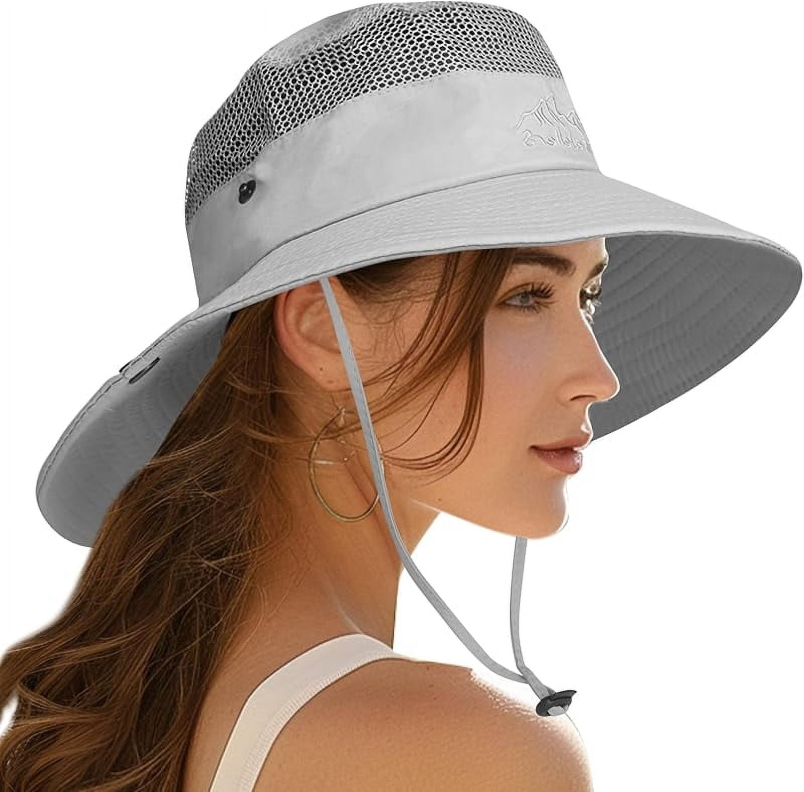 Sun Bucket Hats for Men Women 3” Wide Brim UPF 50+ Fishing & Beach Hat ...