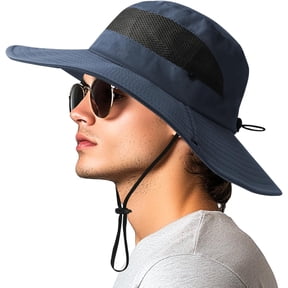Plarmod Mens Sun Fashing Hat, 3.5” Wide Brim Cools Super Wide Brim Sun ...
