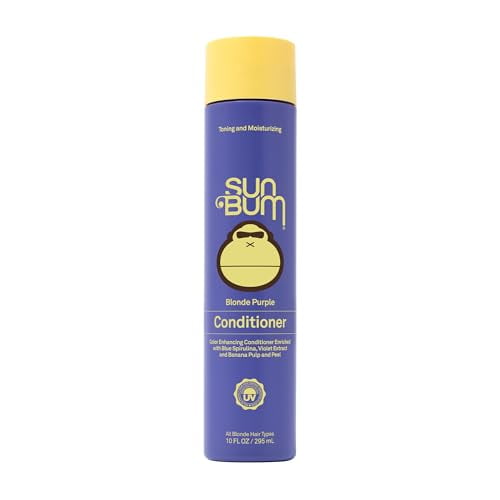 Sun Bum Blonde Purple Conditioner - Moisturizing and Brightening ...