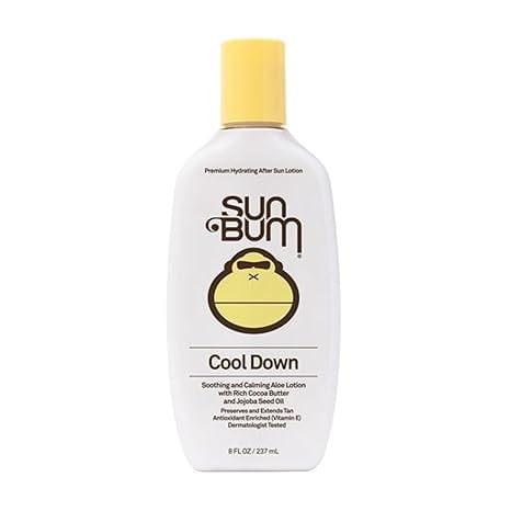 Sun Bum Cool Down Aloe Vera Lotion | Vegan After Sun Care with Cocoa ...
