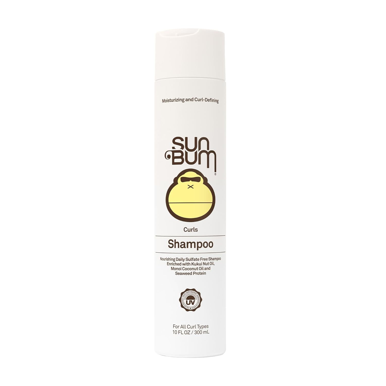Sun Bum Curls Shampoo - Moisturizing Hair Treatment for Wavy and Curly ...
