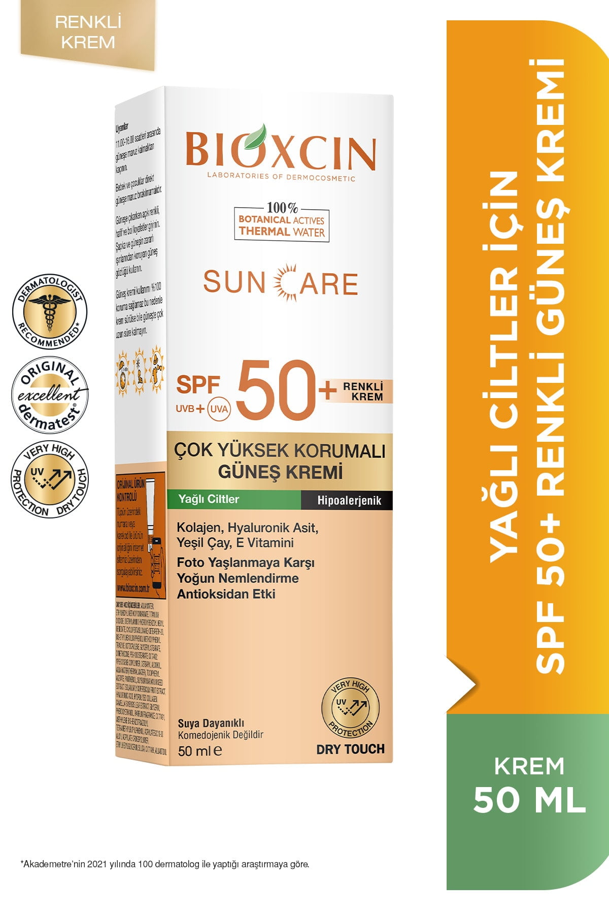Bioxcin Sun Care For Very High Protected Oil Skin Color Sun Cream ...