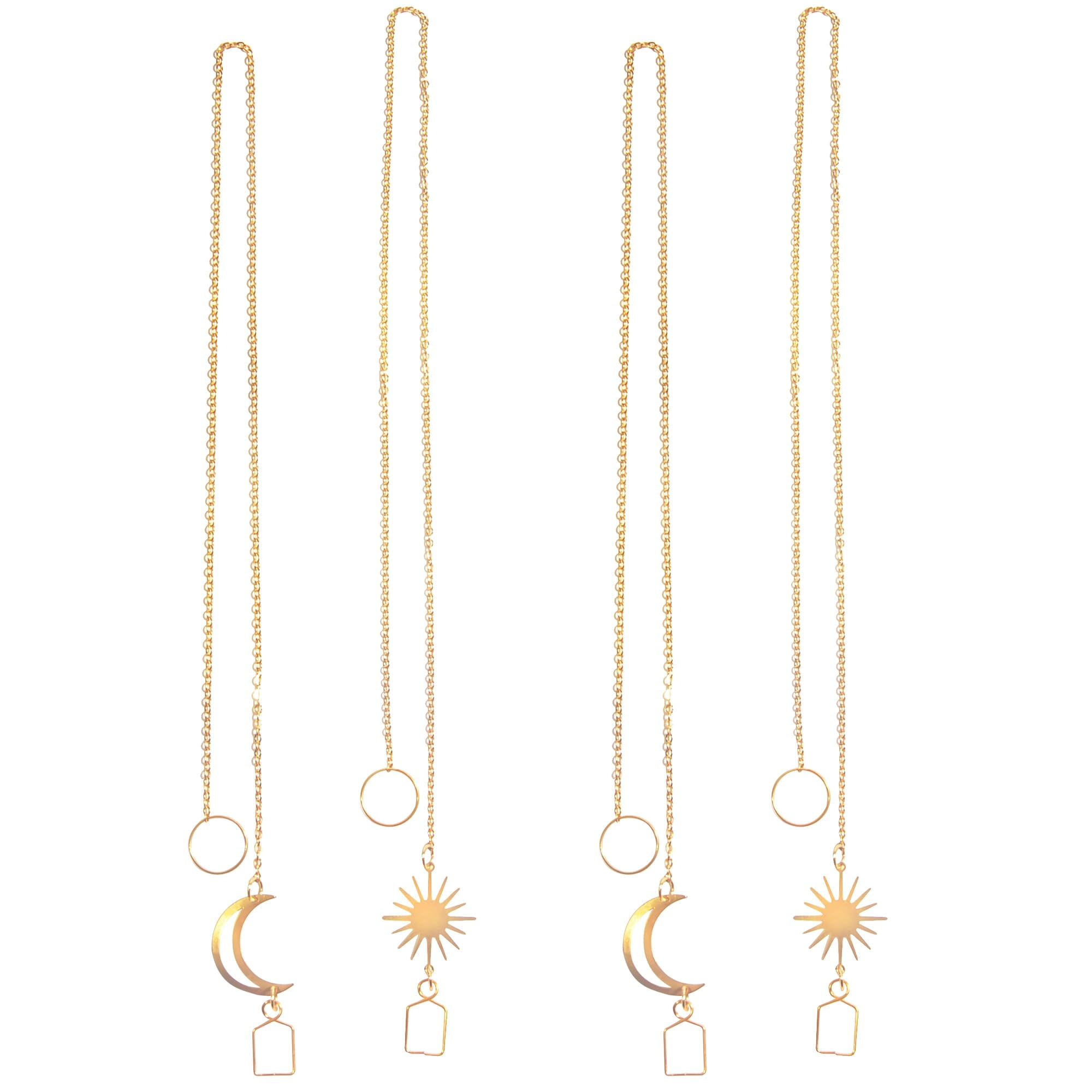 Sun Catcher Gold Chains Hook for Crystal Ball Pendant Suspension Window ...