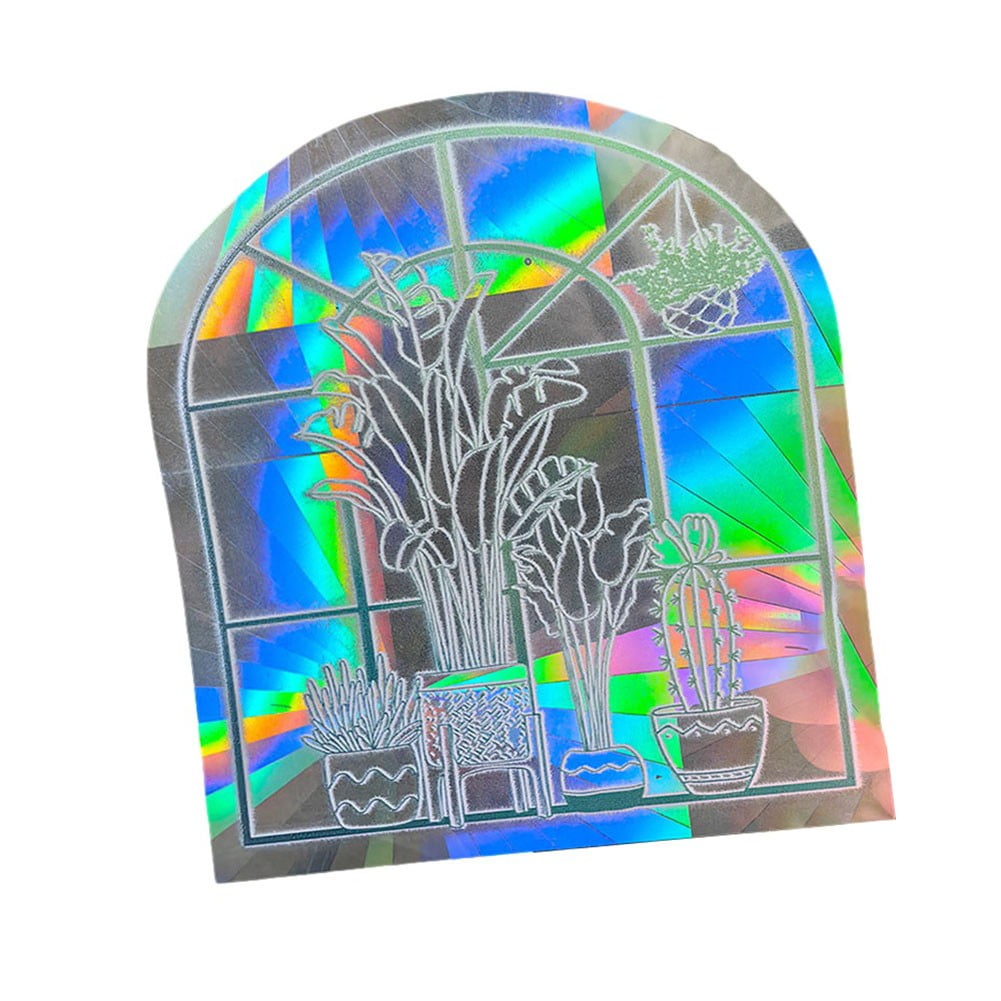 Sun Catcher Pvc Glass Stickers Sun Catcher Rainbow Prisms Sticker ...