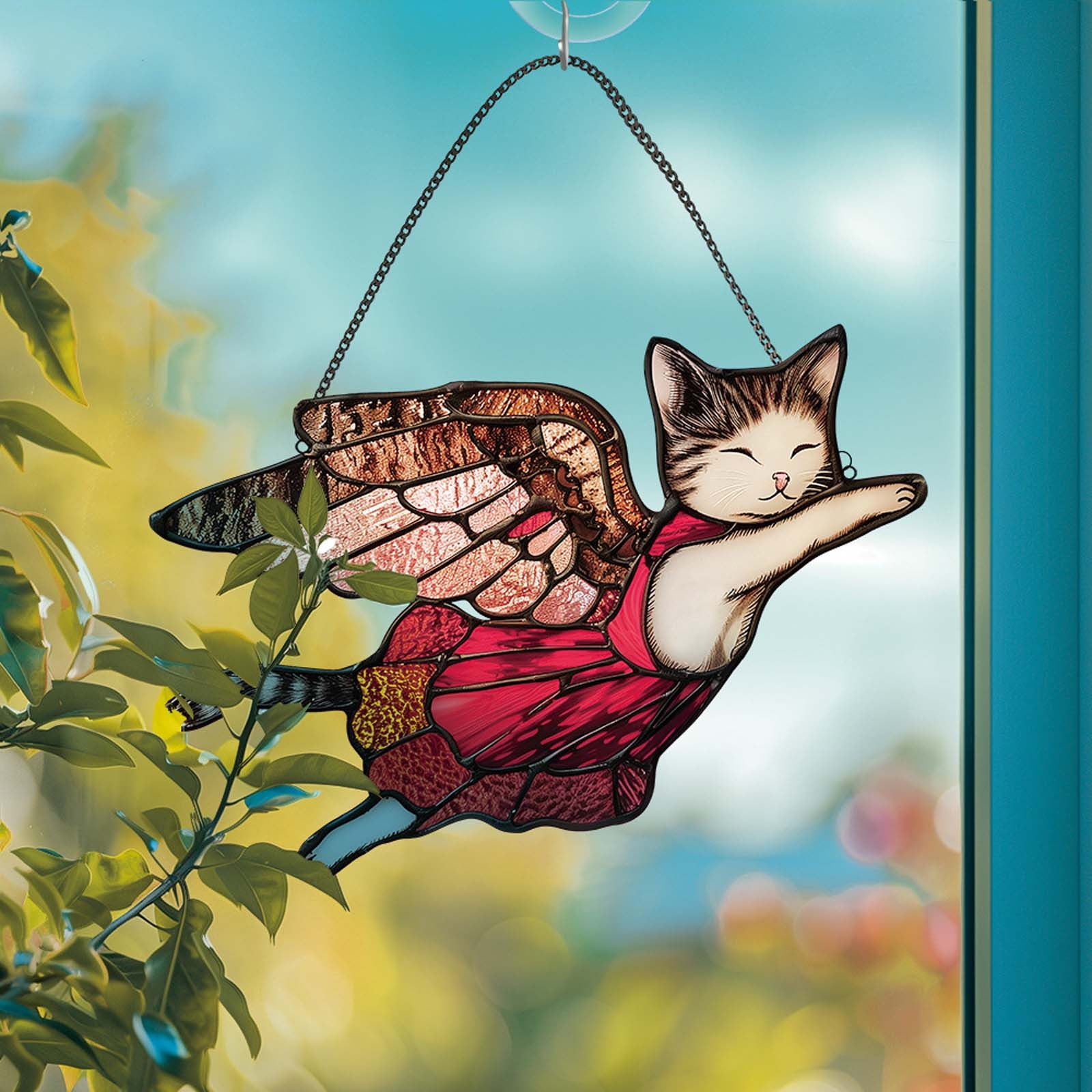 Sun Catcher,The Happy Gift - Suncatcher Stained Glass Art Window Hangings,Suncatchers for ...
