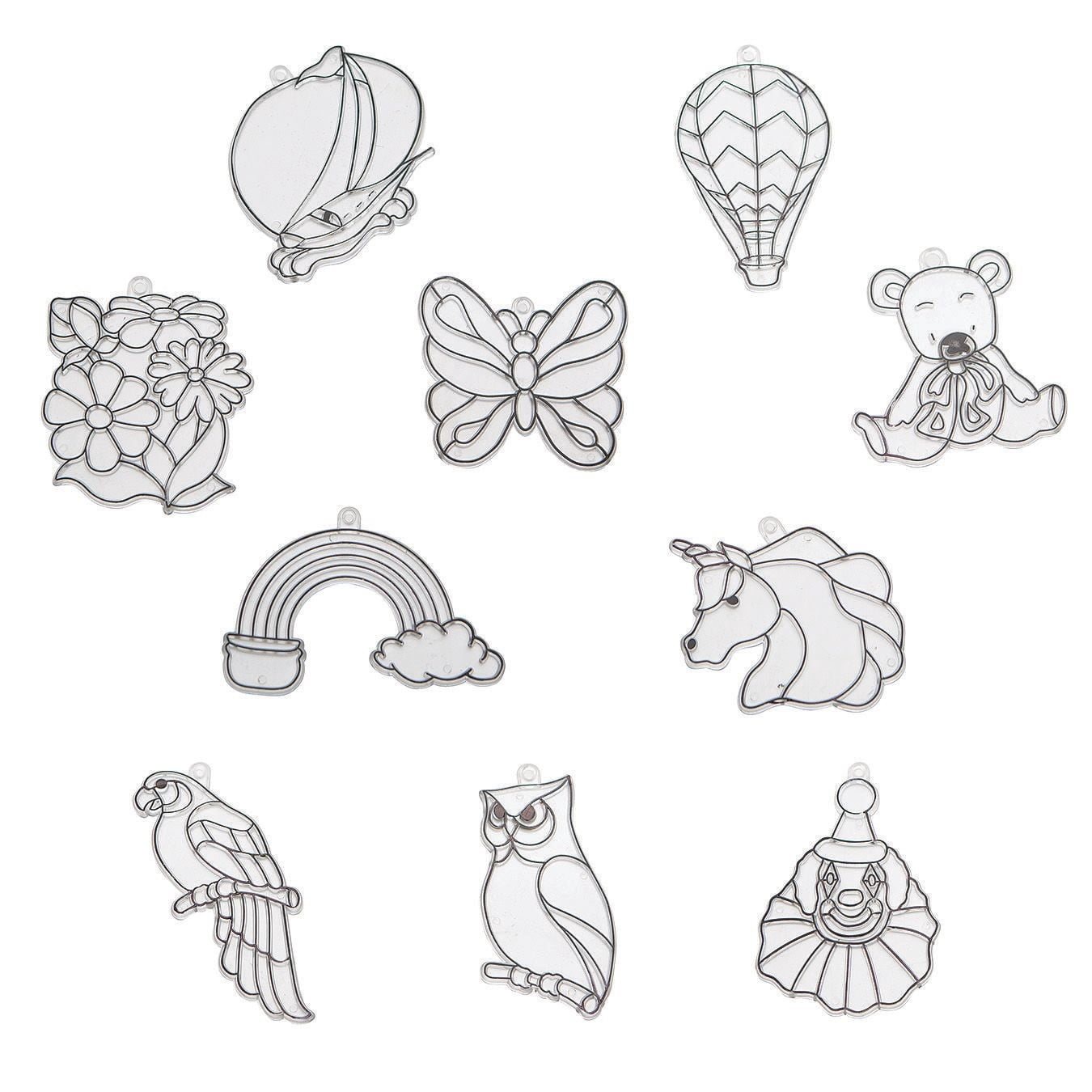 Sun Catchers - Everyday Assortment (Set of 10) - Walmart.com