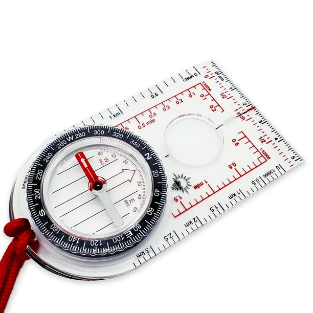 Sun Company ProMap Compass - Ultra Lightweight Baseplate Map Compass ...