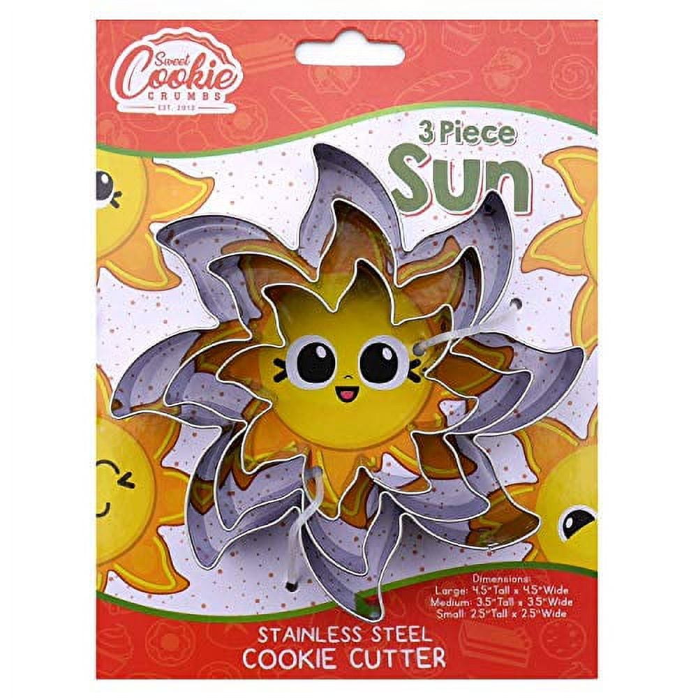 Sun Cookie Cutter Set, 3 Piece, Stainless Steel - Walmart.com