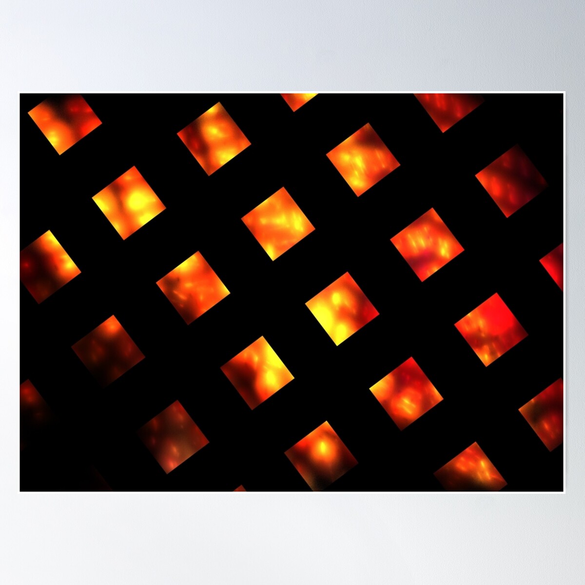 Sun Cubes Poster Wall Art, Modern Wall Decor For Living Room Bedroom ...