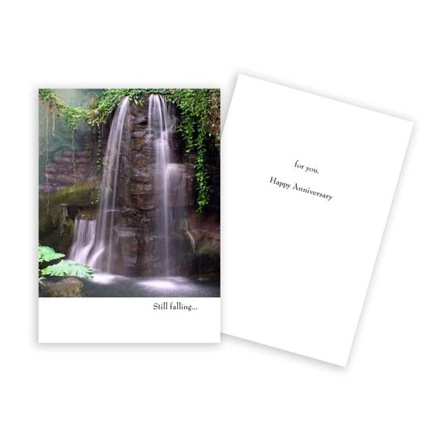 Sun Day Greetings GC 1344 AN Still Falling Waterfall Anniversary ...