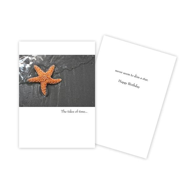 Sun Day Greetings GC 0038 BD The Tides of Time Starfish Birthday ...