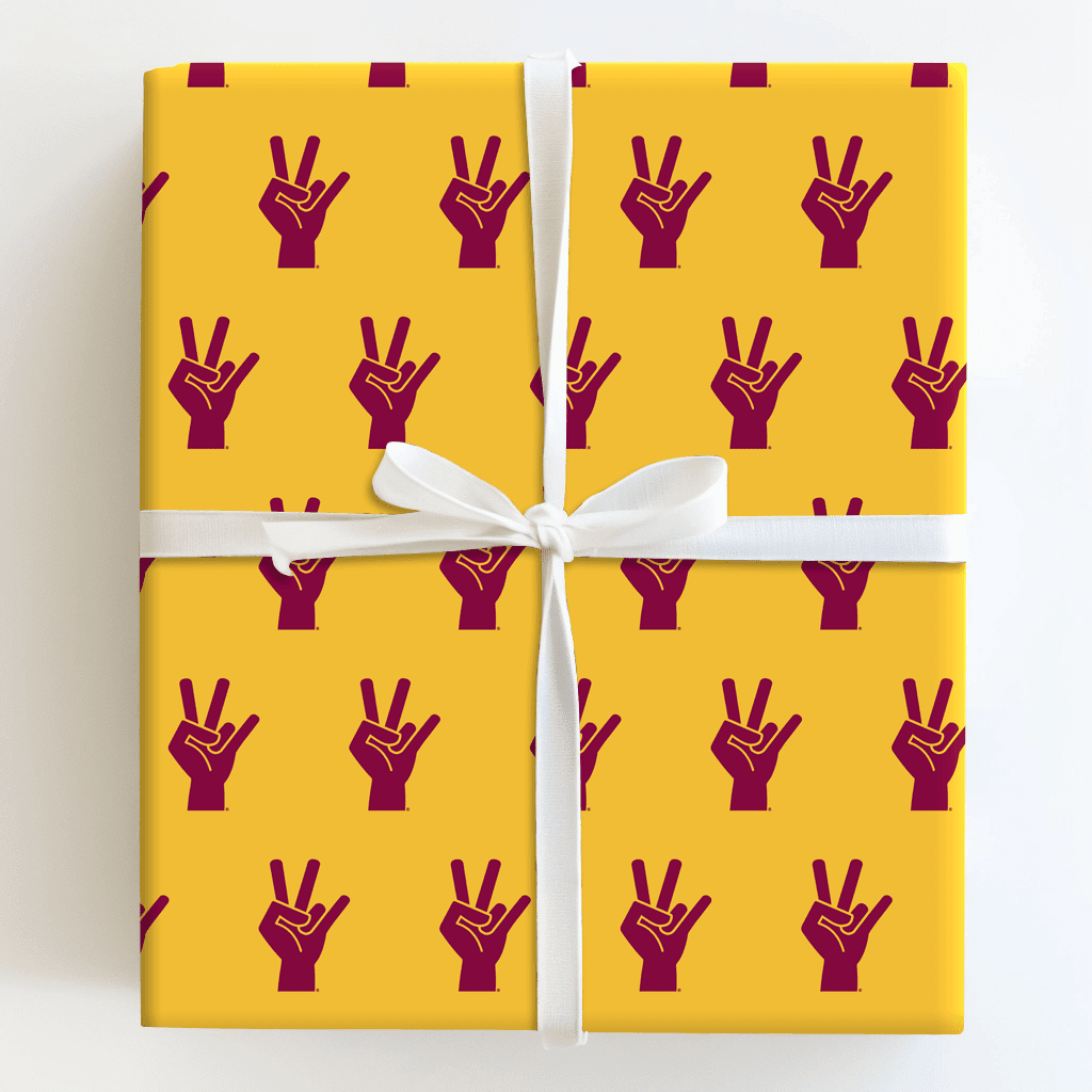 Sun Devil Signal - Christmas Wrapping Paper Roll - Gift Wrap for ...