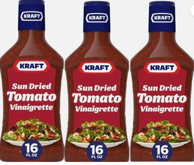 Sun Dried Tomato Vinaigrette Dressing, 3-Count, 16 oz - Walmart.com