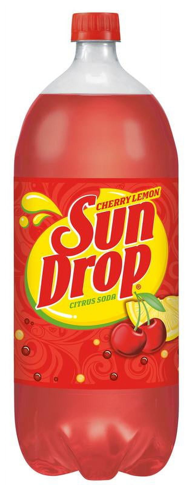 Sun Drop Cherry Lemon Soda Pop, 2 Liter Bottle - Walmart.com