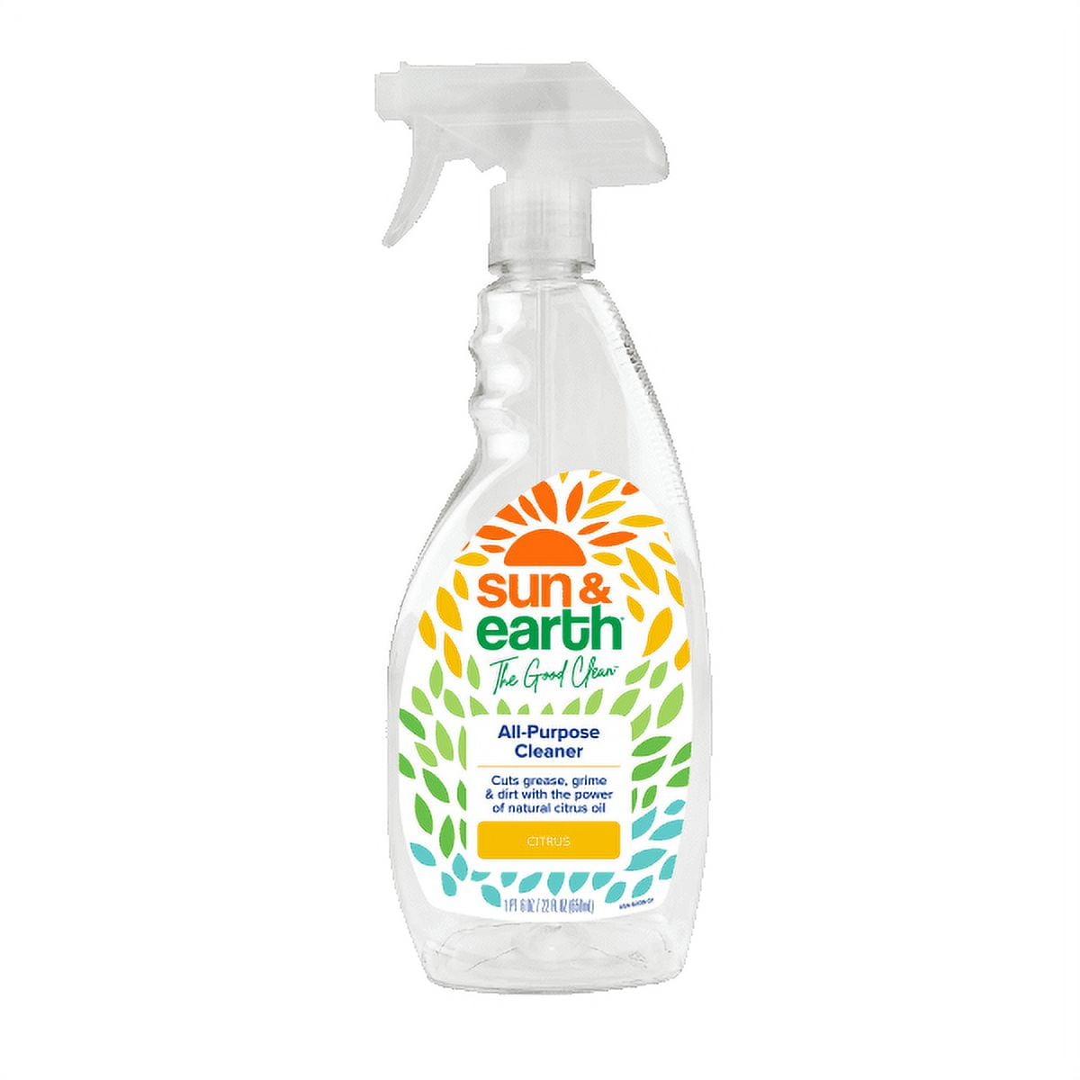 Sun And Earth Natural All Purpose Cleaner - Light Citrus - 22 Oz ...