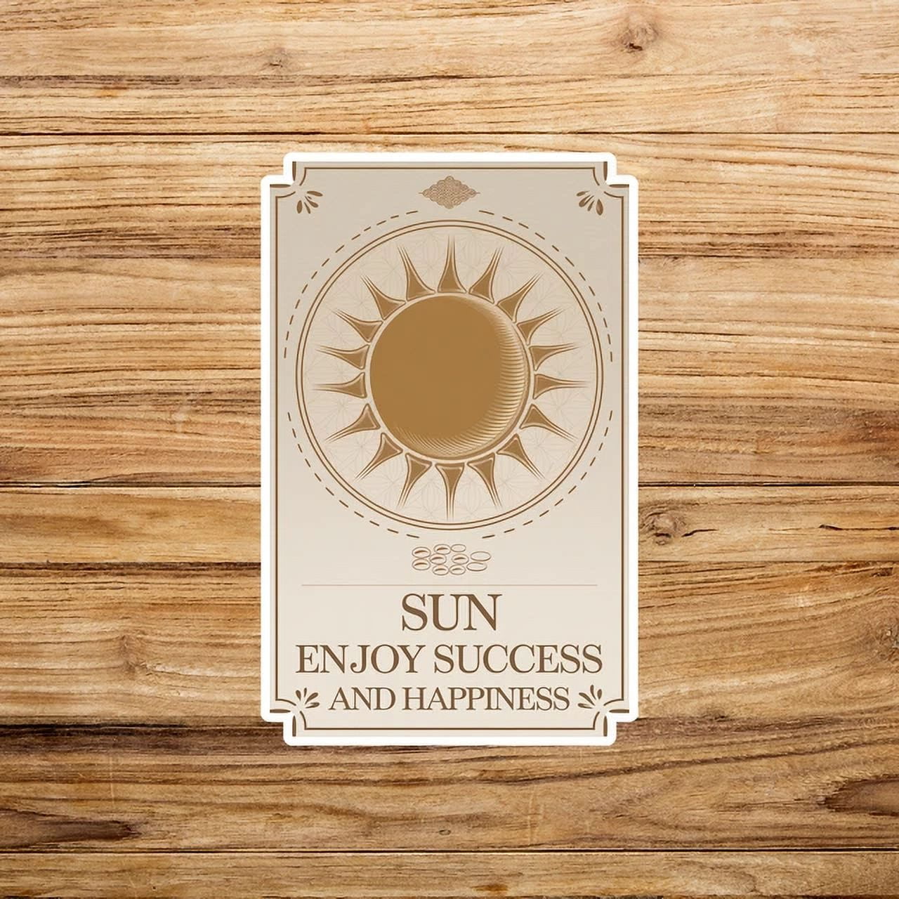 Sun Enjoy Success And Happiness Inspirational Wall Sticker Decalphone ...