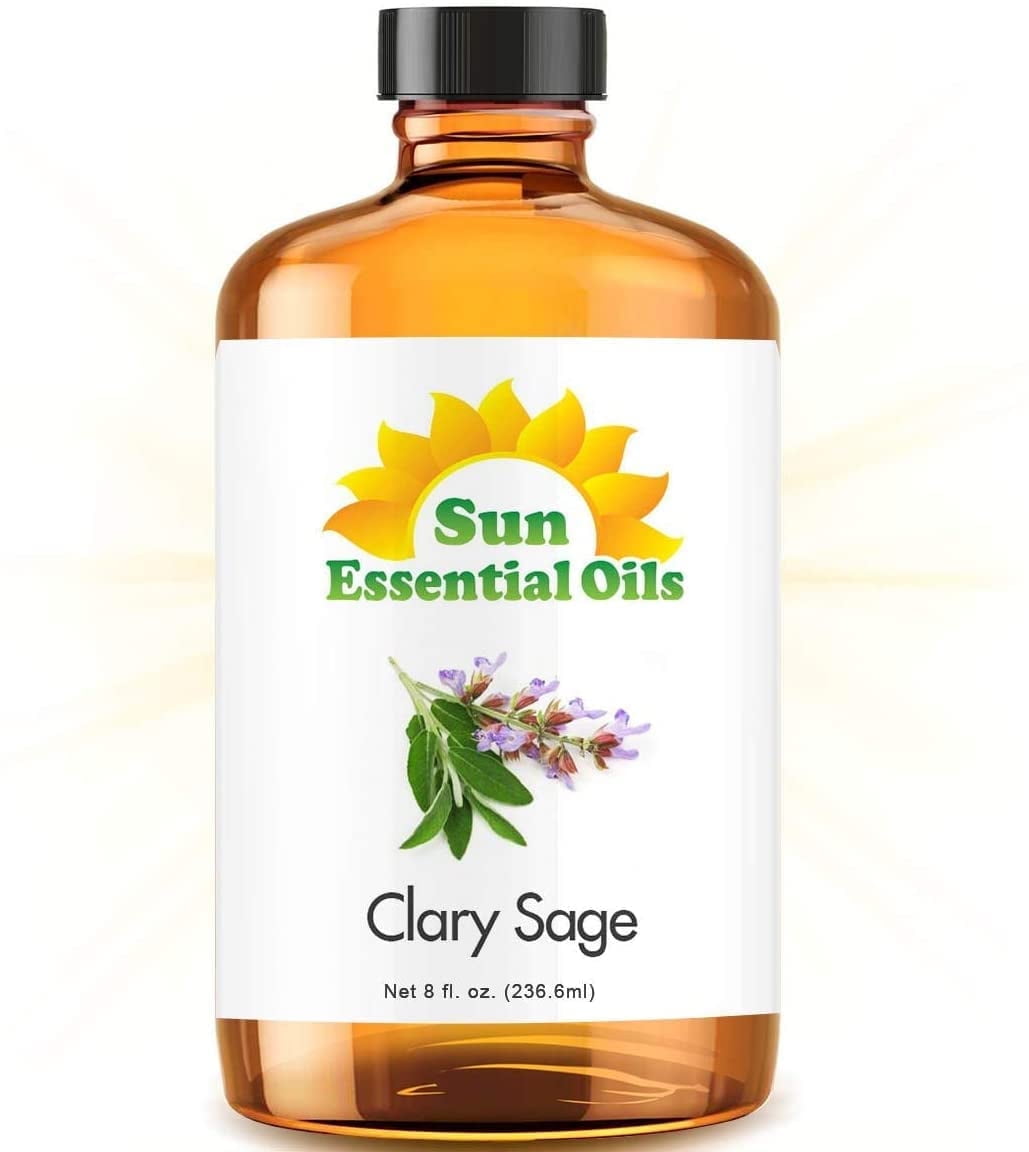 Sun Essential Oils 8oz - Clary Essential Oil - 8 Fluid Ounces - Walmart.com