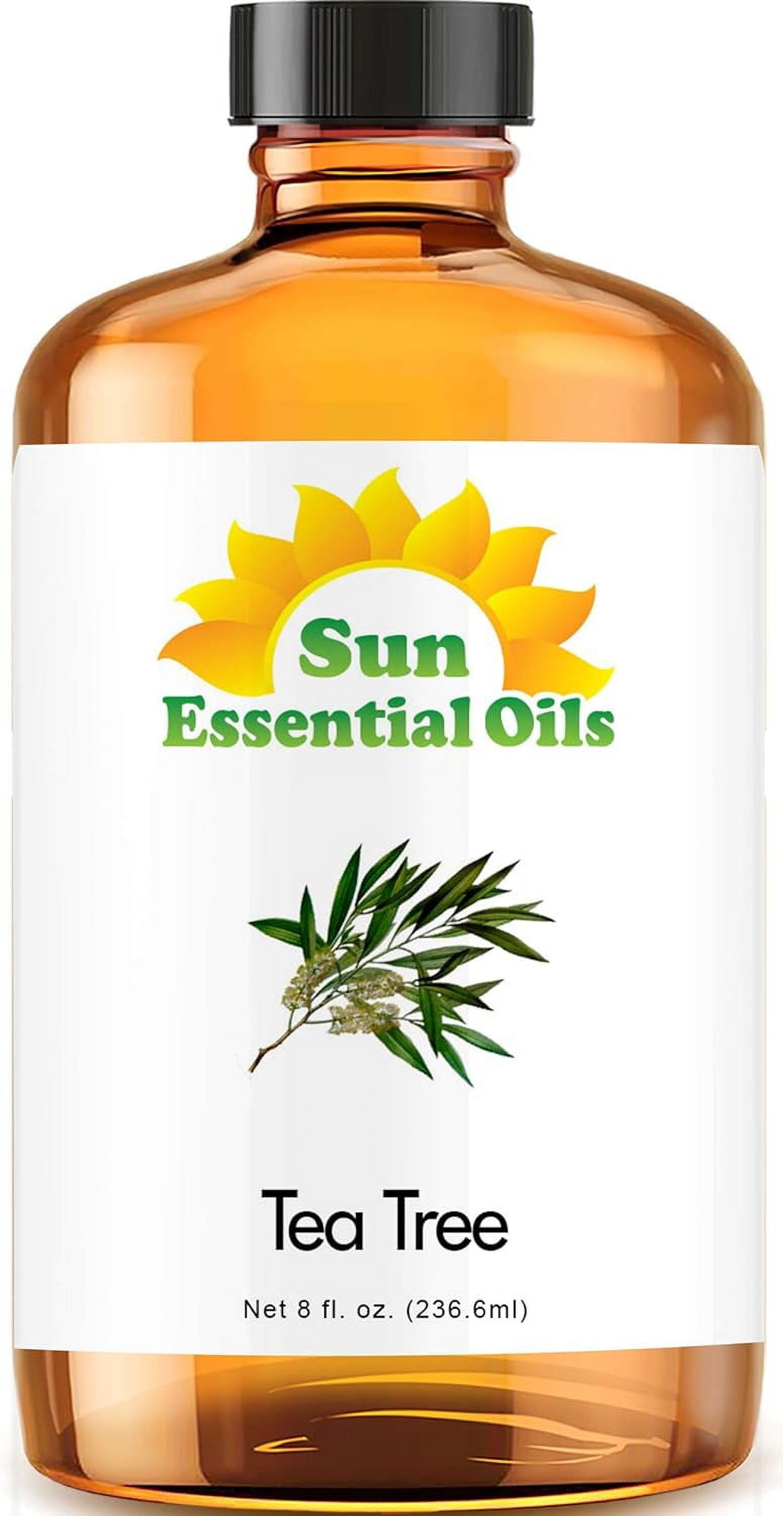 Organic Sun Essential Oils - Pure, Strong Tea Tree Oil, 8oz - Walmart.com