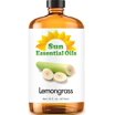 Sun Essential Oils Lemongrass Essential Oil 4oz - Aromatherapy & DIY ...