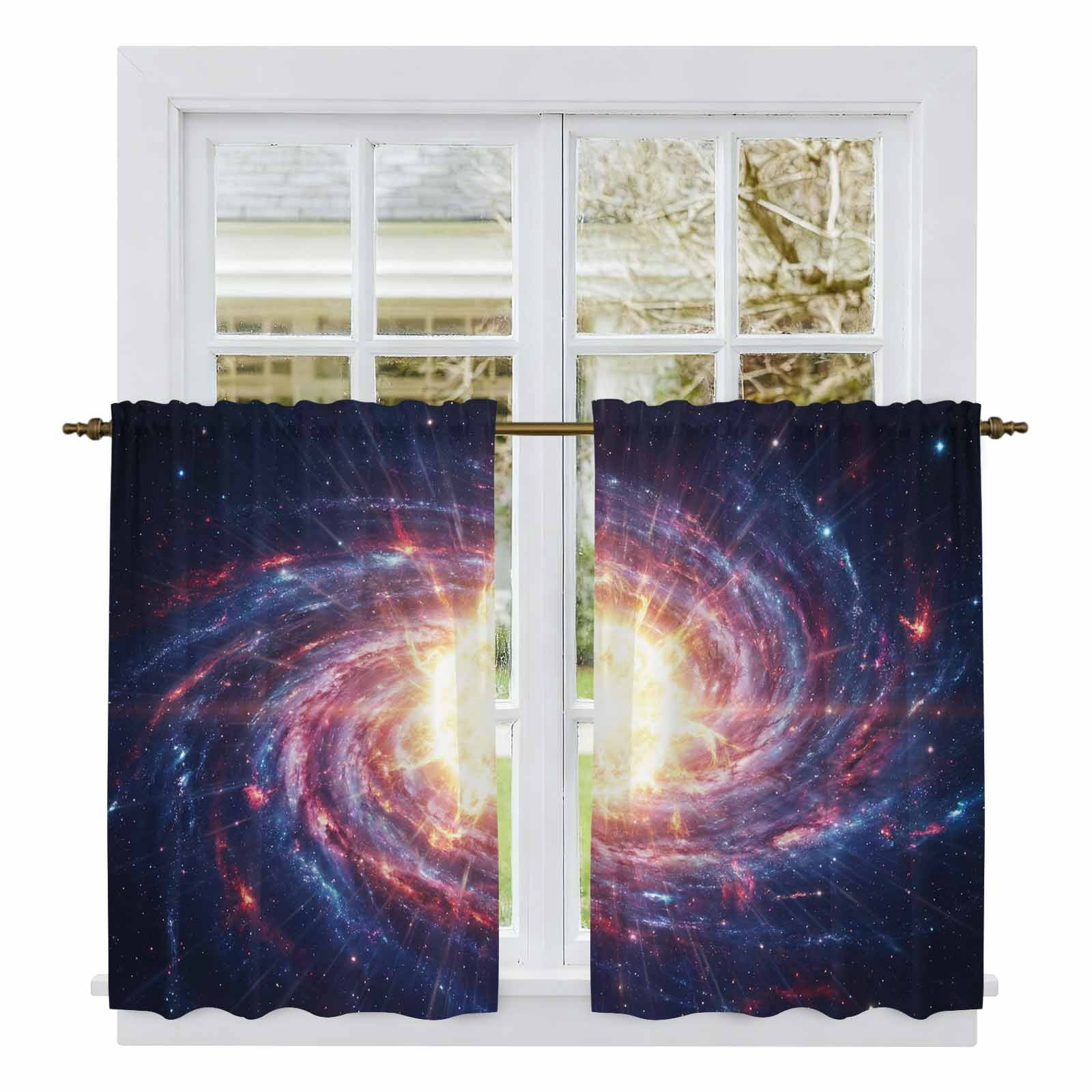 Sun Explosion Kitchen Curtain for Berdoom Living Room Cafe 45 Inch ...