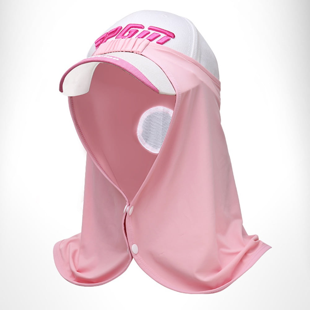 Sun Face Neck Drape Ice Silk Protection UV Sun Shield Sun Visor Cooling ...