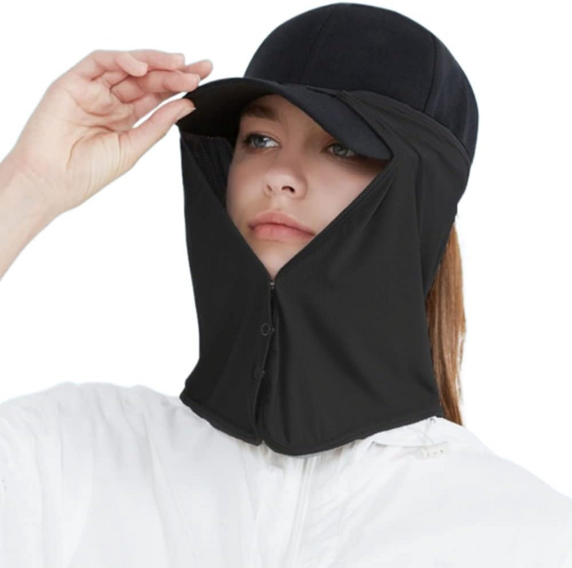 Sun Face Neck Drape Protection UV Sun Shield Sun Visor Cooling ...