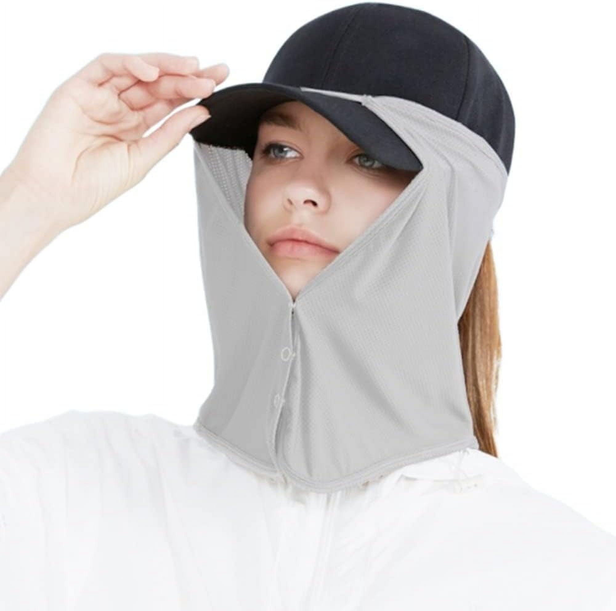 Sun Face Neck Drape Protection UV Sun Shield Sun Visor Cooling ...