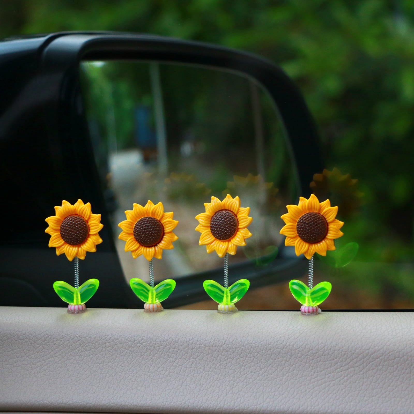Sun Flower Bobbleheads for Car Dashboard Fun Shaking Head Sunflower ...