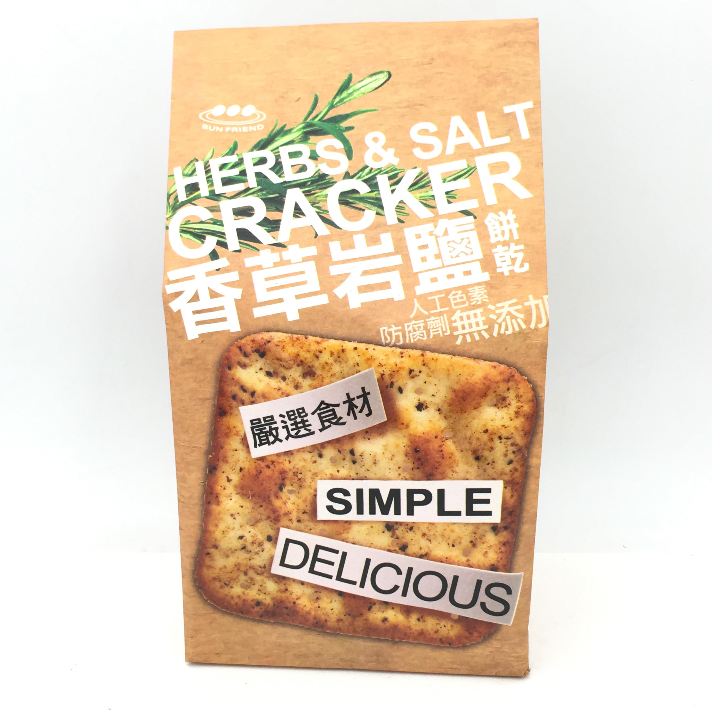 Sun Friend Herbs & Salt Cracker 180g香草岩鹽餅乾 - Walmart.com