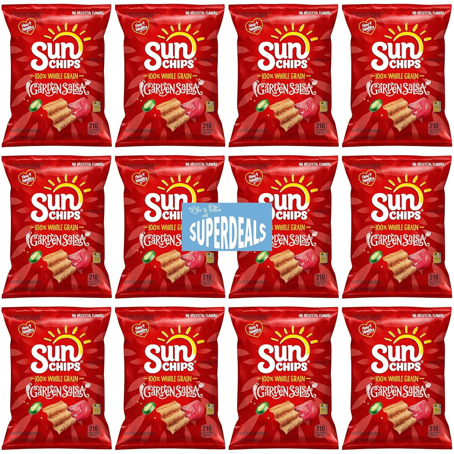 Sun Garden 100% Whole ain Value Pack Bundled by | 1.5 Oz Bag | Garden ...