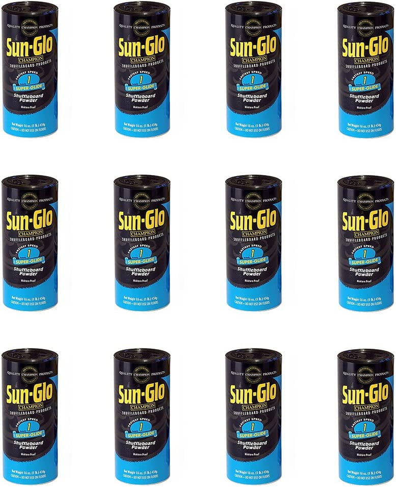 Sun-Glo #1 Speed Shuffleboard Powder Wax - 12 Pack - Walmart.com
