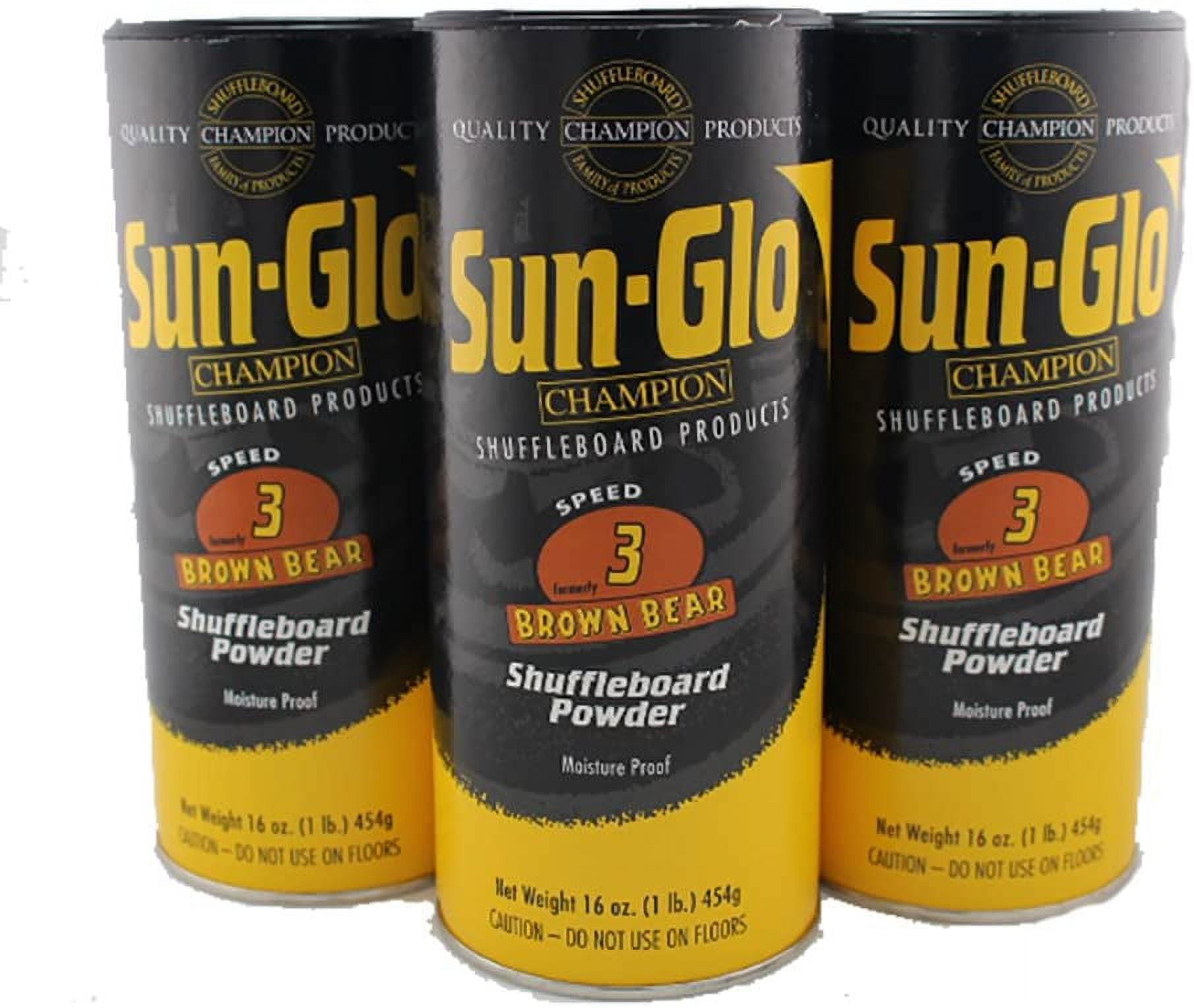Sun-Glo #3 Speed Shuffleboard Powder Wax - 3 Pack - Walmart.com