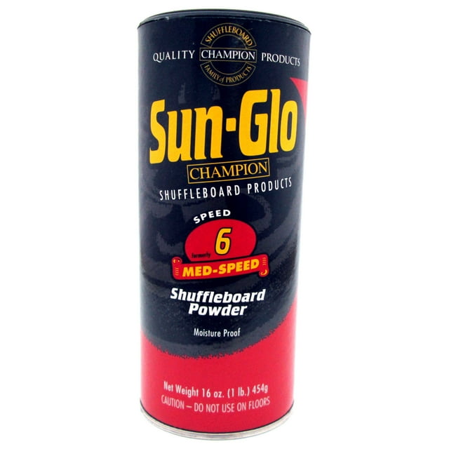 Sun-Glo #6 Speed Shuffleboard Powder Wax - 1 Pack Sunglo Shuffle Board ...