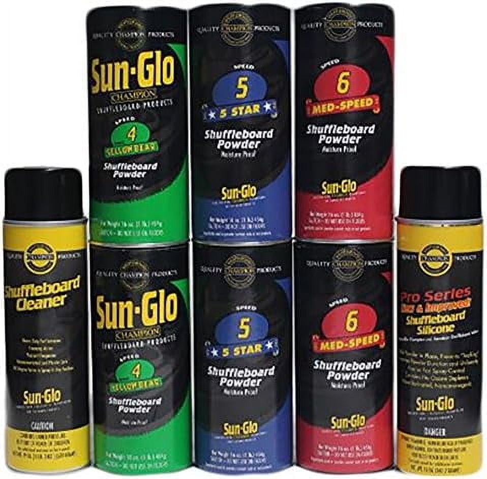 Sun Glo Shuffleboard Performance Sampler Pack - For 9ft to 12ft Tables ...