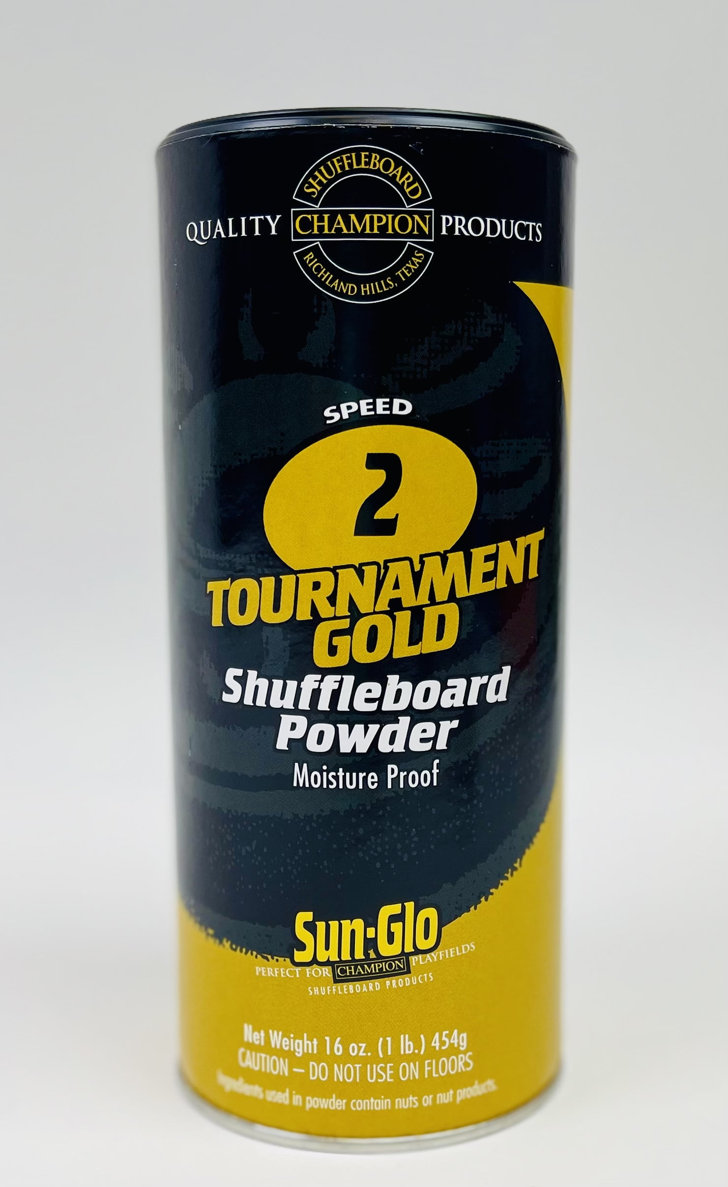 Sun Glo Shuffleboard Powder - Speed 2 - Tournament Gold - Walmart.com