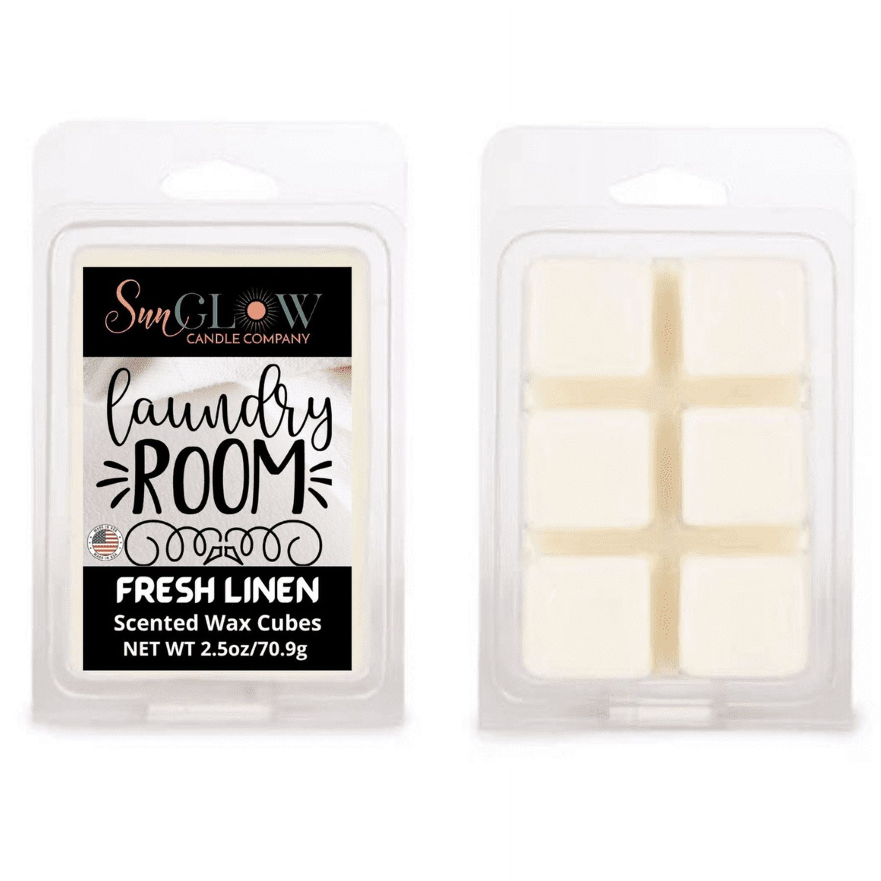 Laundry Room Fresh Linen & Lavender Scented Wax Cubes/Melts, Maximum ...
