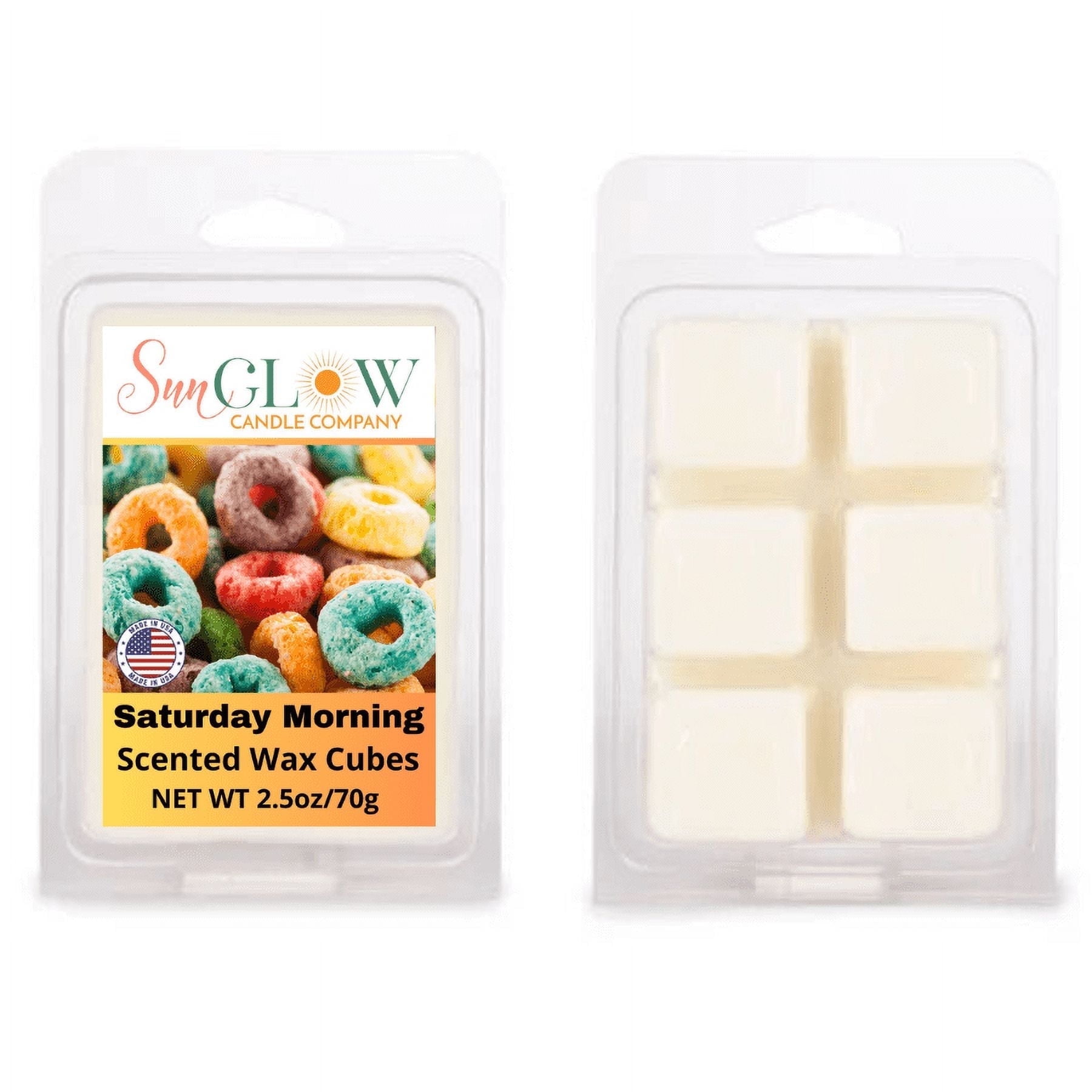 Sun Glow Candle Fruit Loop Scented Wax Melts, Flameless Aroma, 6 Count ...
