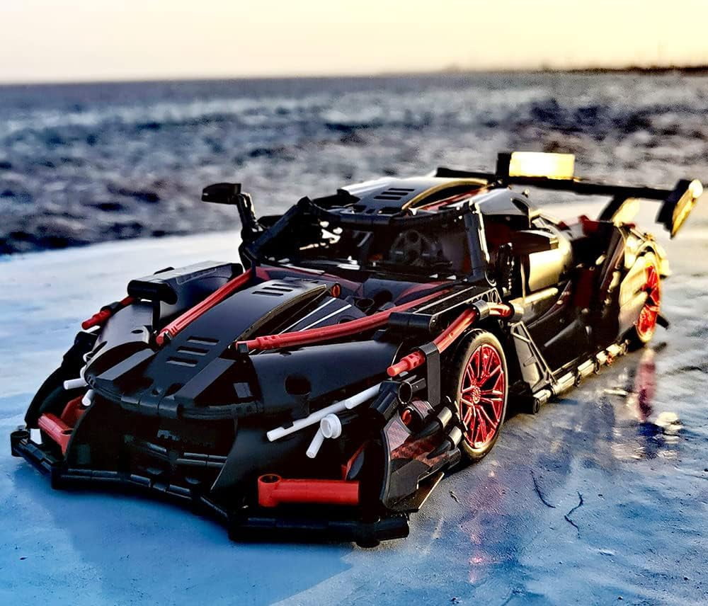Sun God Apollo Supercar Building Blocks, 1:14 (composed of 1391 pieces ...