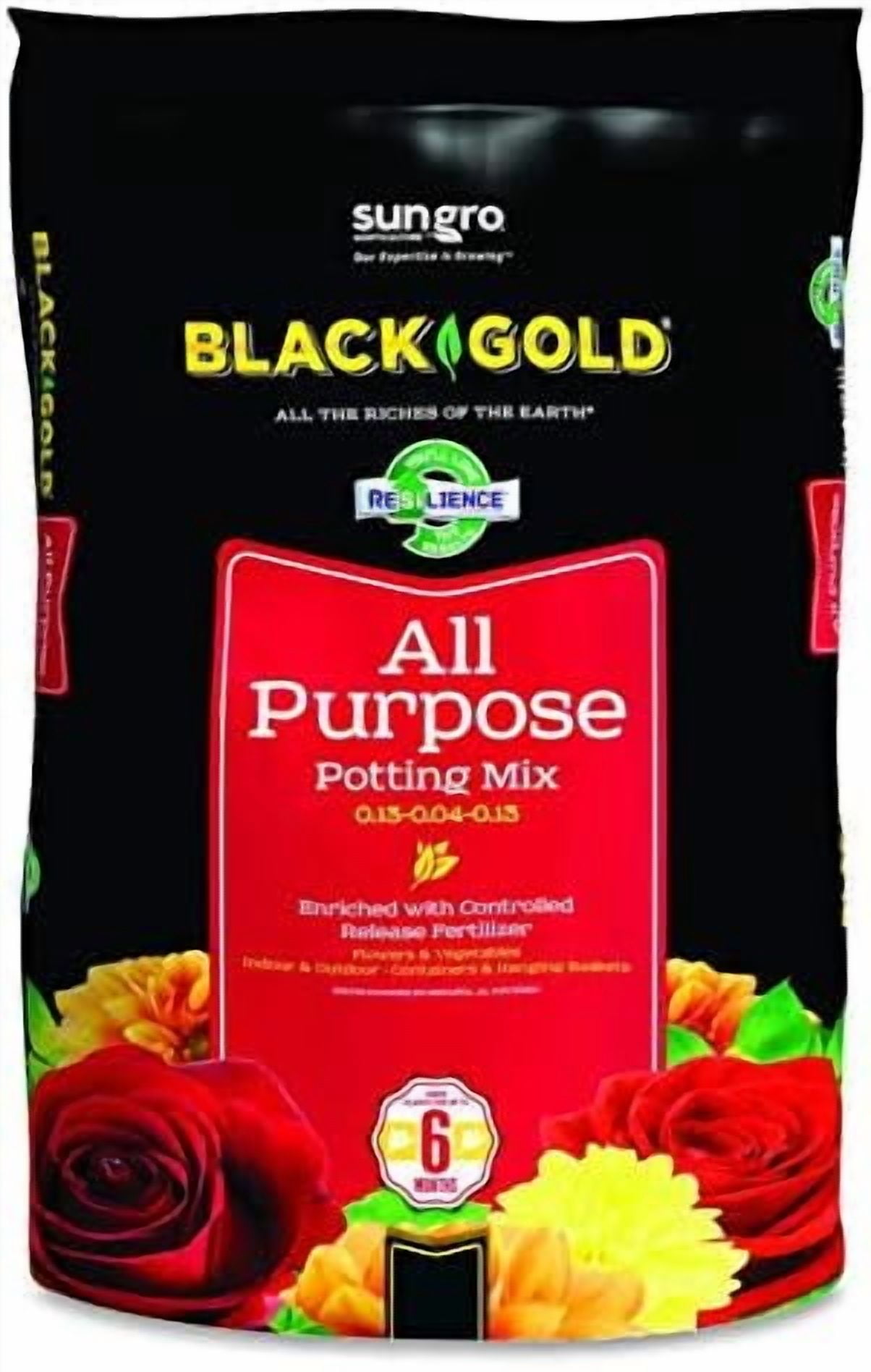 Sun Gro Horticulture 8-Quart 1310102 Purpose Potting Soil With Control, Brown/A - Walmart.com