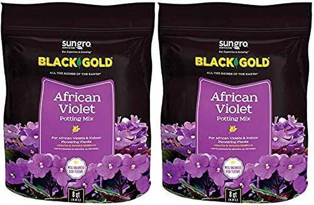 Sun Gro Horticulture Black Gold African Violet Mix 2 Pack - Walmart.com